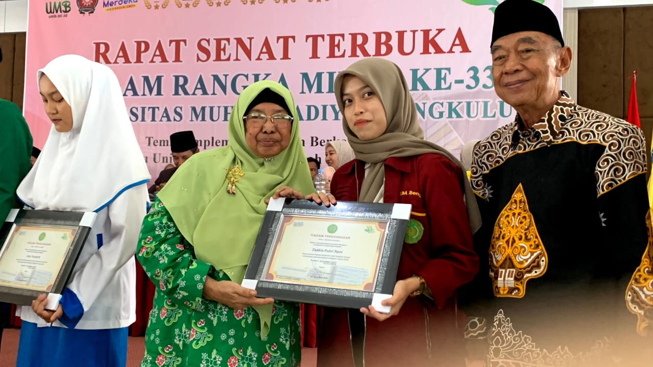 Inilah 8 Mahasiswa Berprestasi UMB - Universitas Muhammadiyah Bengkulu